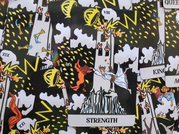 The Tower Takeover Tarot – Deck Review and Thoughts – Spirit of the Wolf